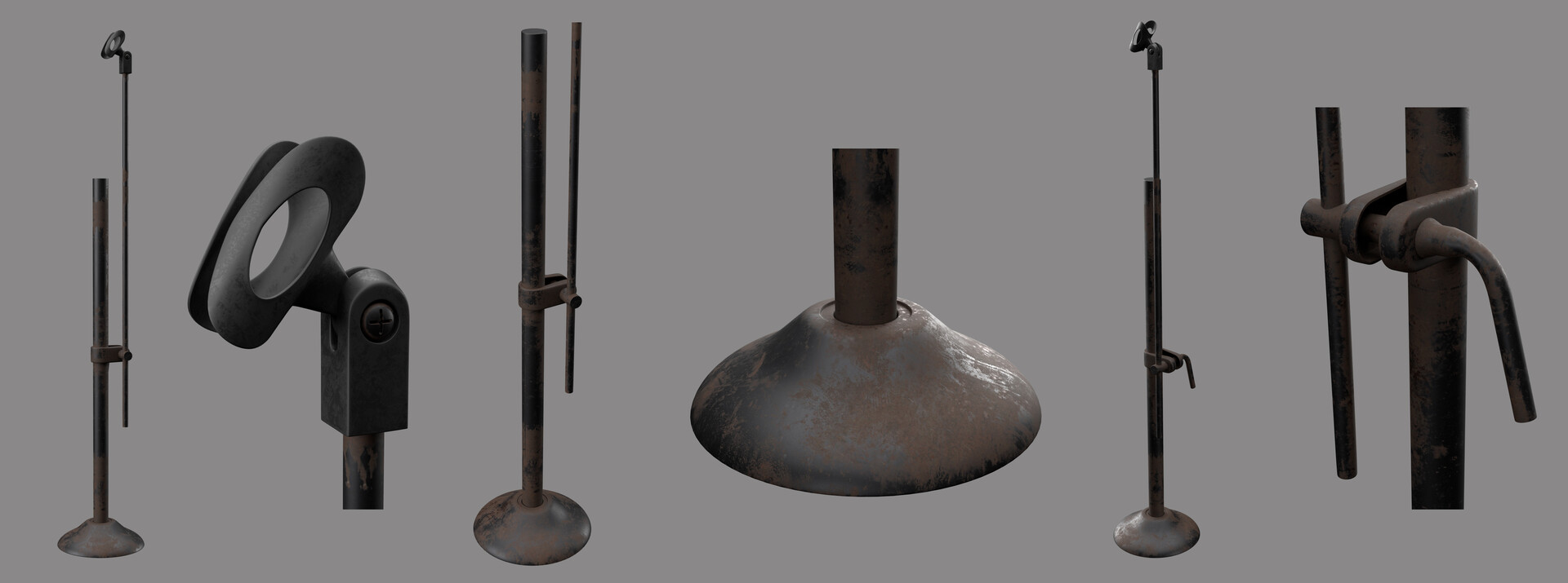 ArtStation - Old Mike Stand