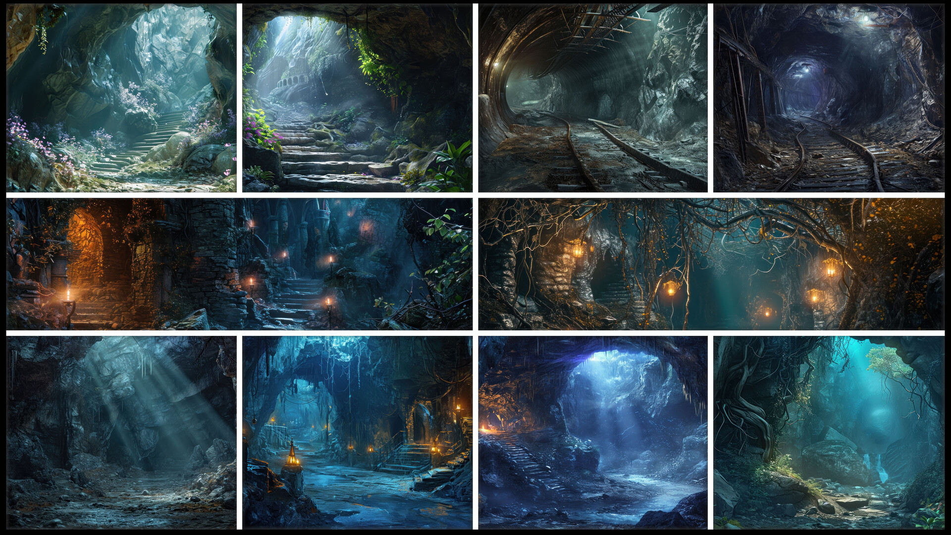Ferial Concept - 🔹200 Enchanted Mines Environment Concept Reference ...