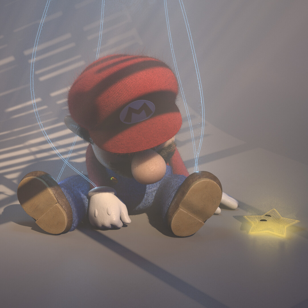 super mario crying