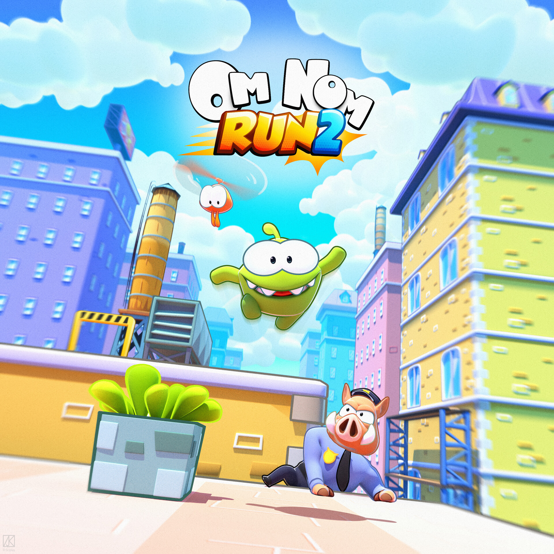 ArtStation - Om Nom Run 2