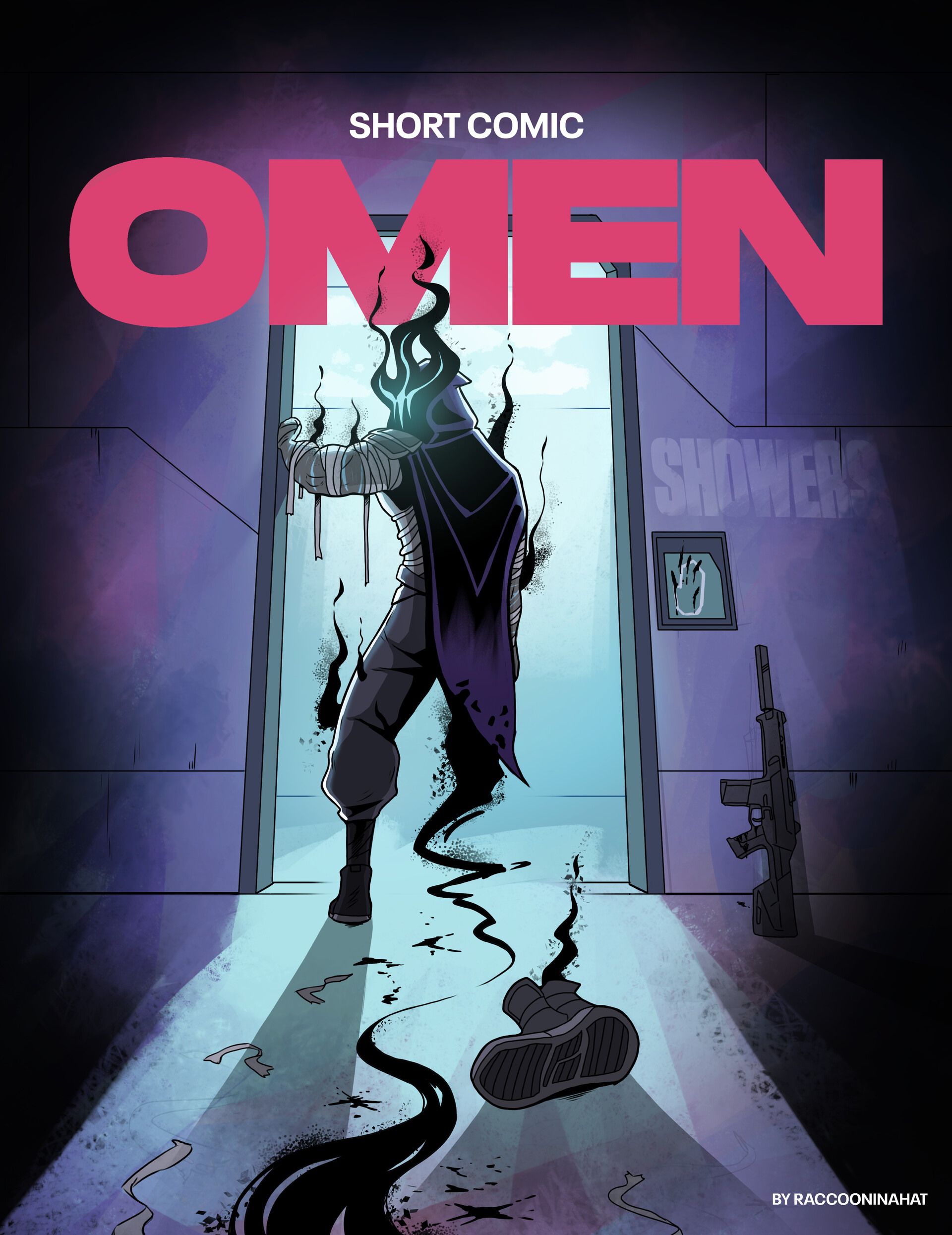 omen comic poster