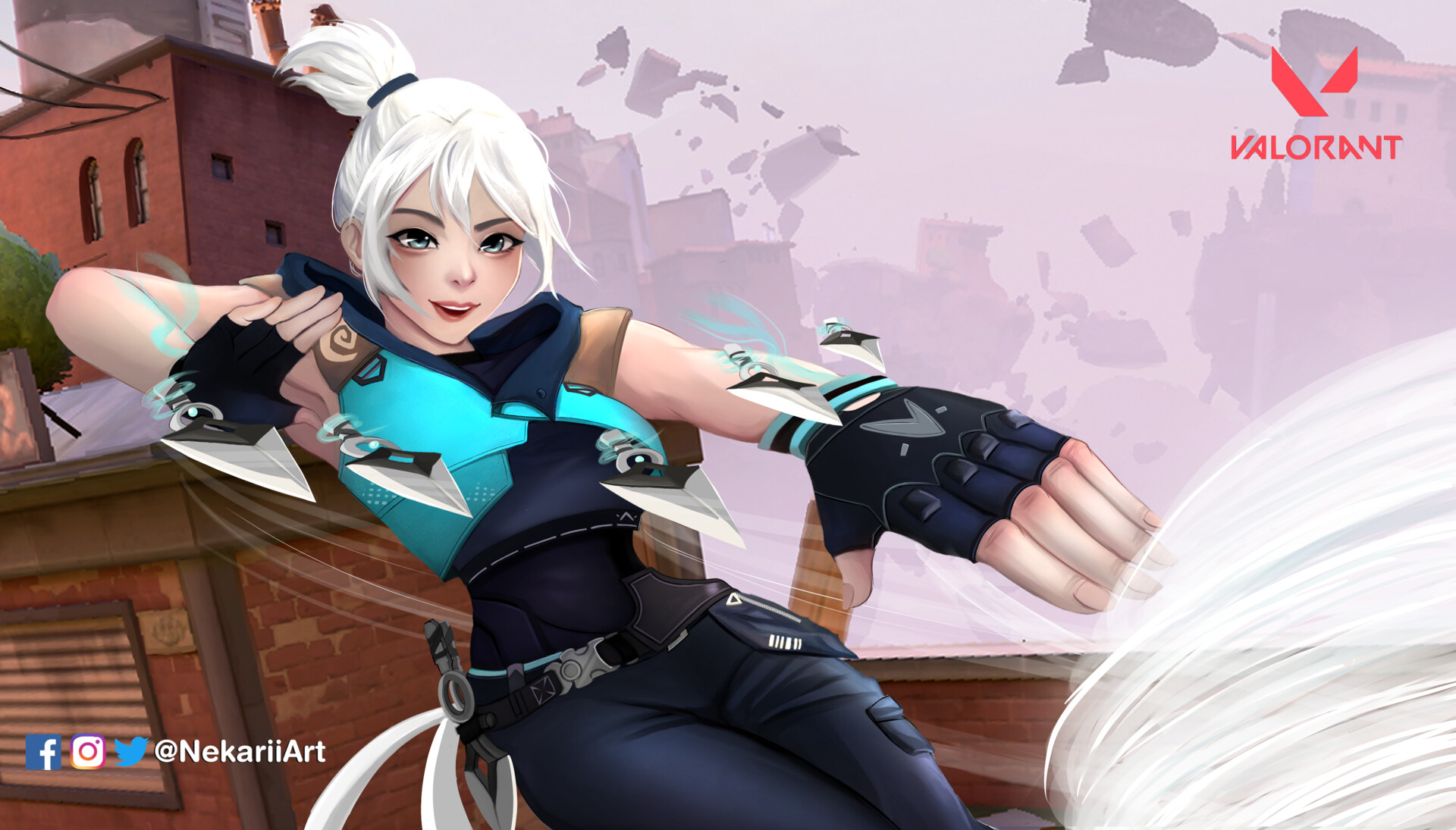 ArtStation - Valorant Jett Splash Fanart