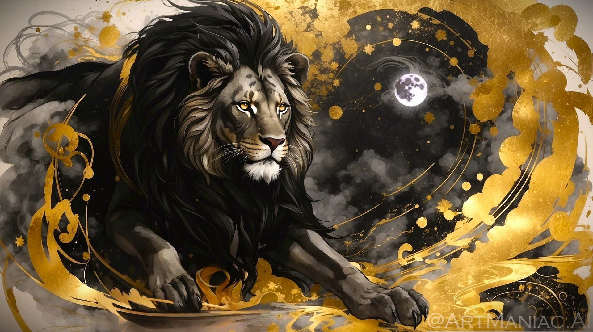 ArtStation - The Black Lion