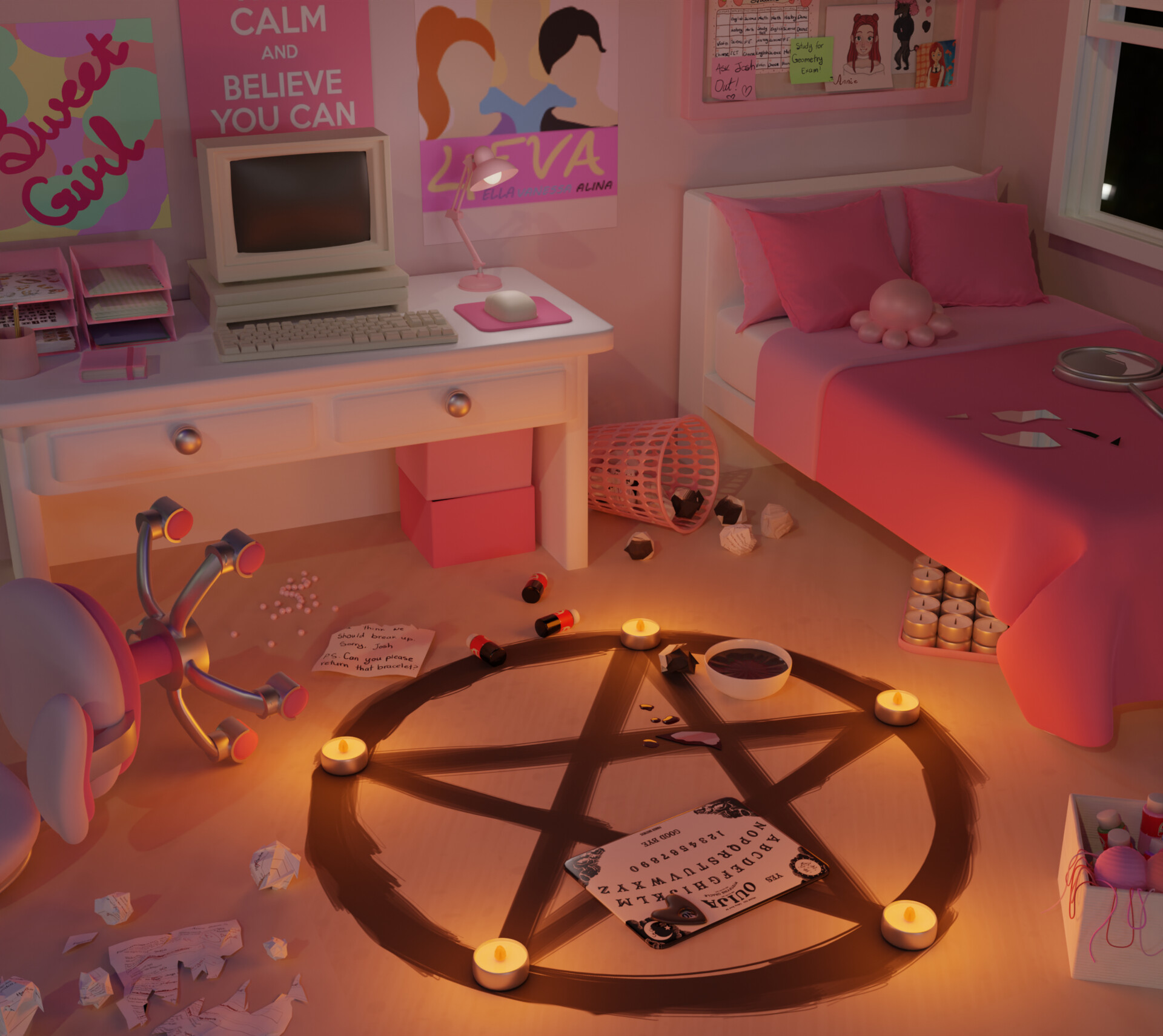 ArtStation - The "Good Girl" Room