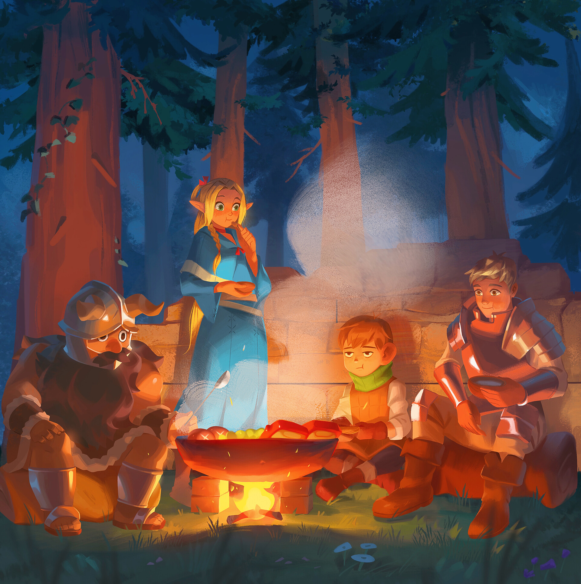 ArtStation - 🍖Delicious in Dungeon