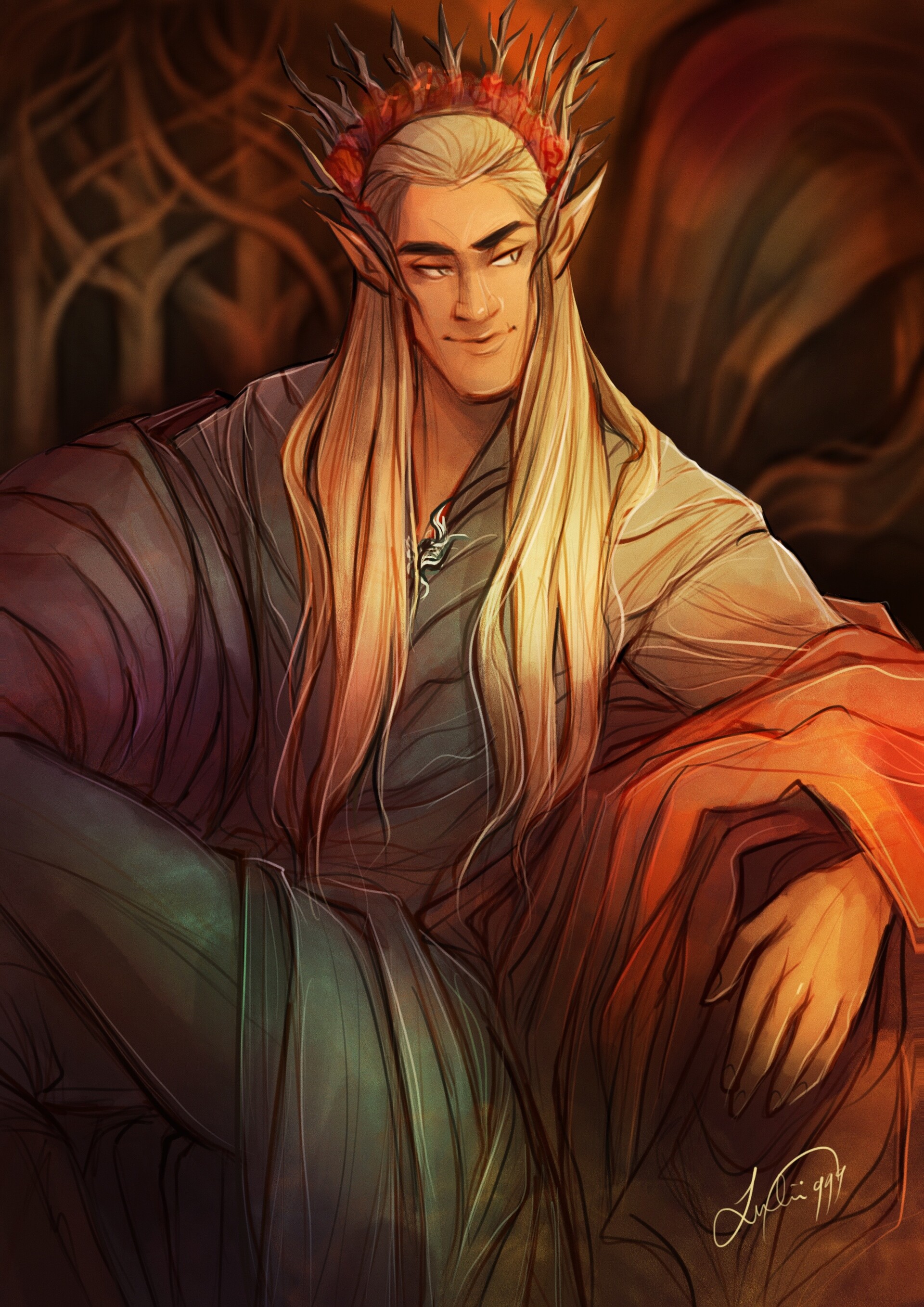 ArtStation - King Thranduil - THE HOBBIT/LORD OF THE RINGS