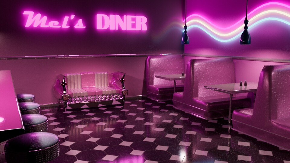 Marina Zeglin - Neon Diner