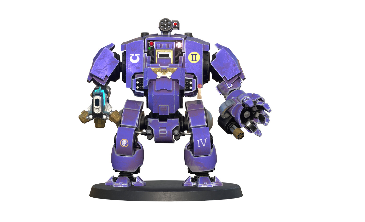 ArtStation - Primaris Redemptor Dreadnought - Warhammer 40K