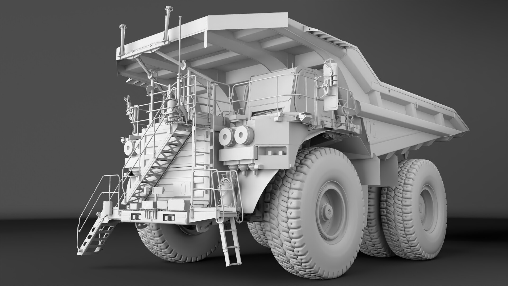 ArtStation - 793F Haul Truck