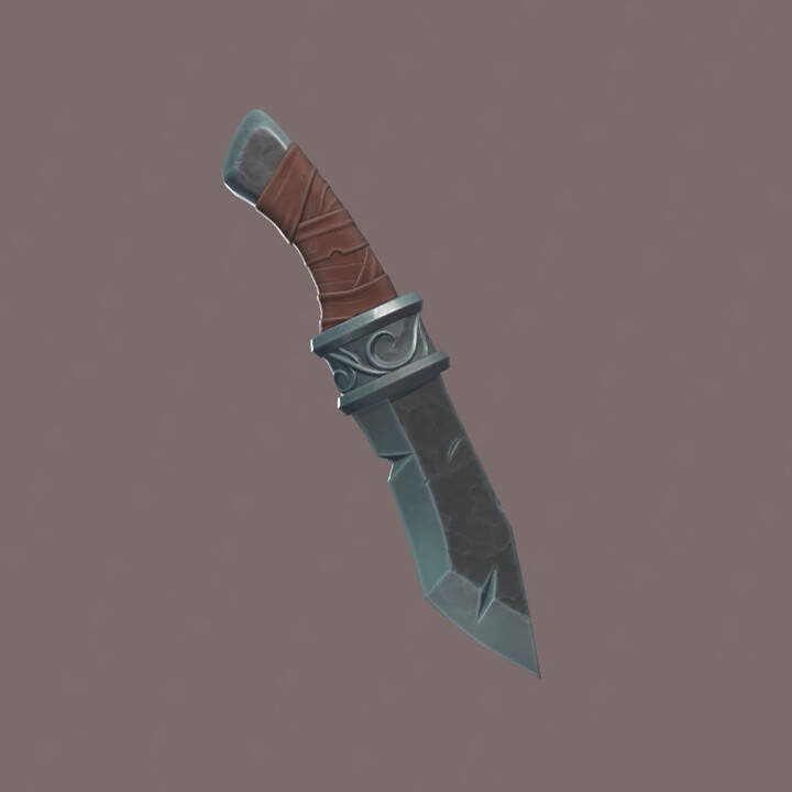 ArtStation - Stylized Dagger