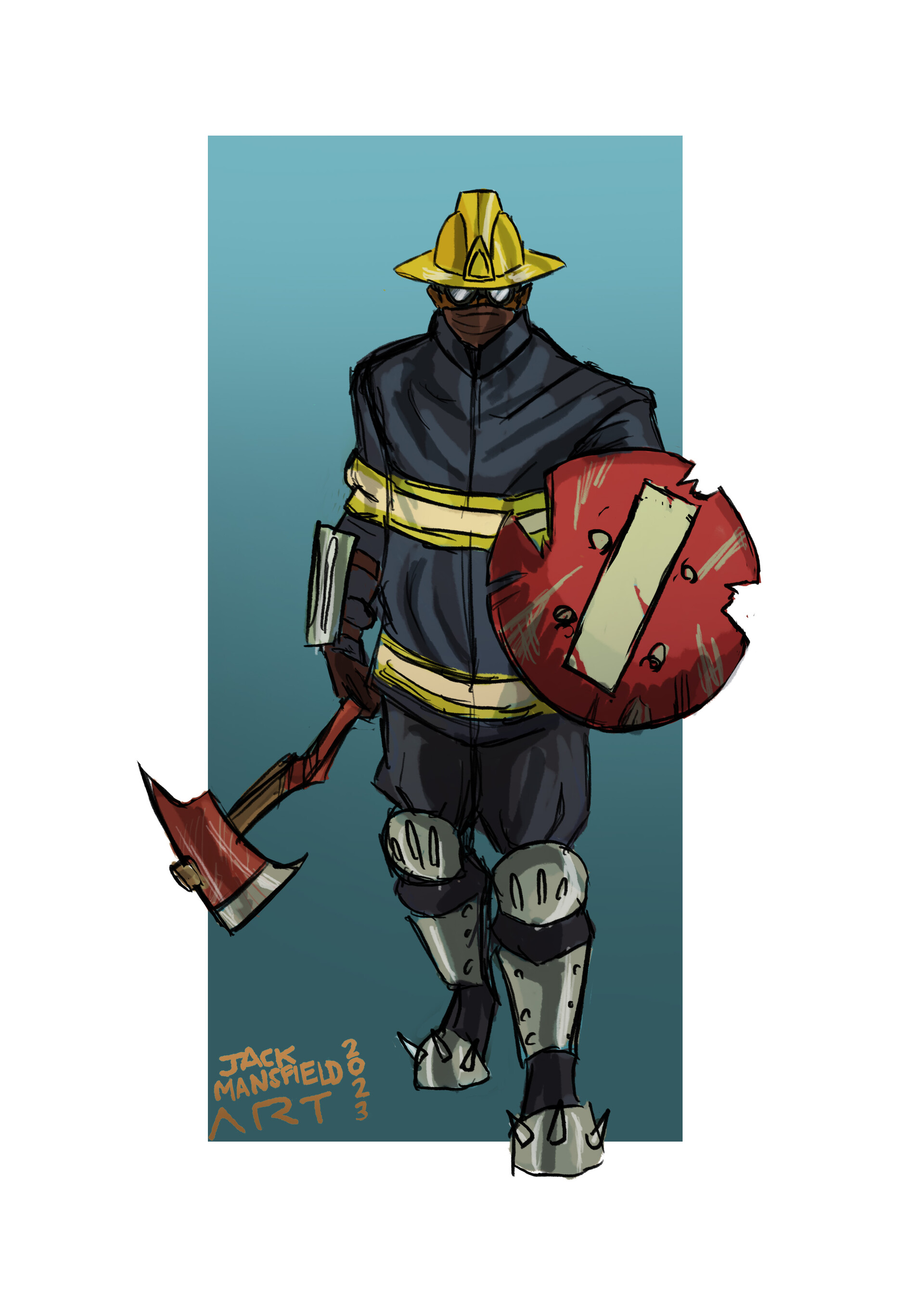 ArtStation - Fireman
