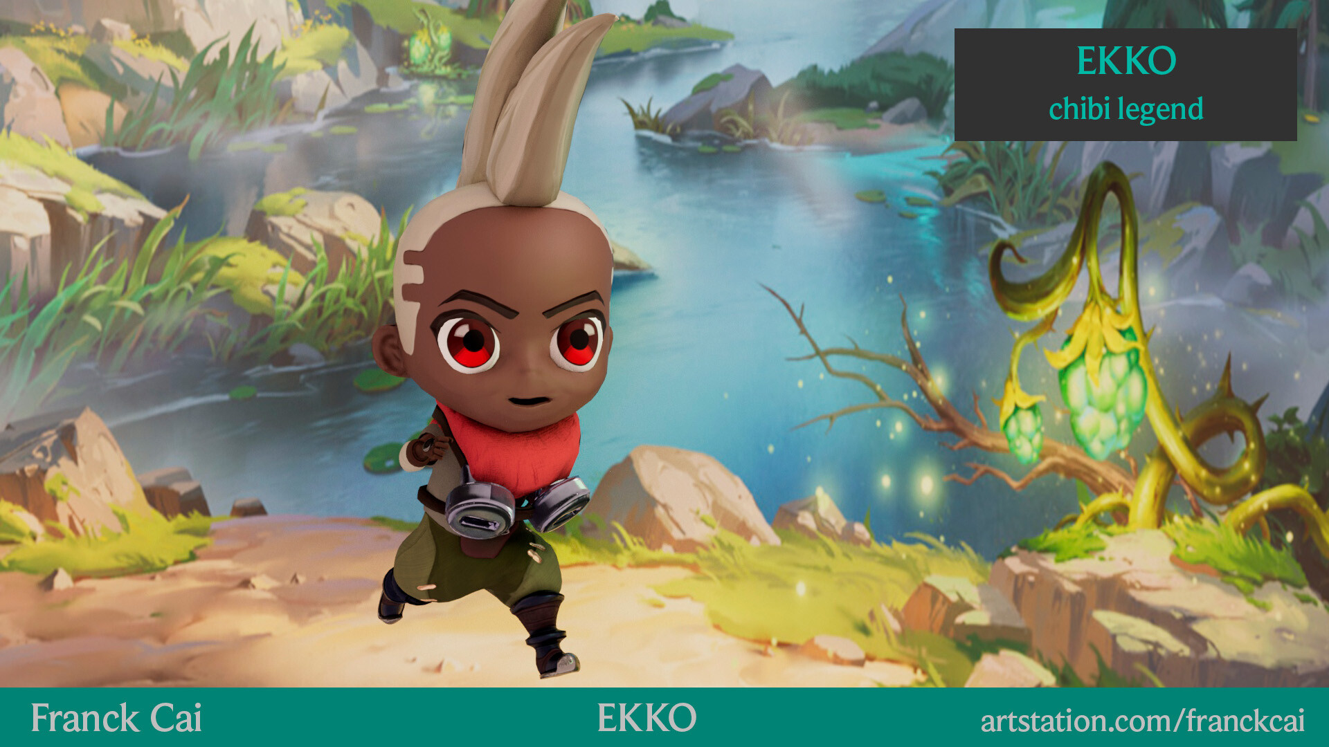 chibi ekko animation