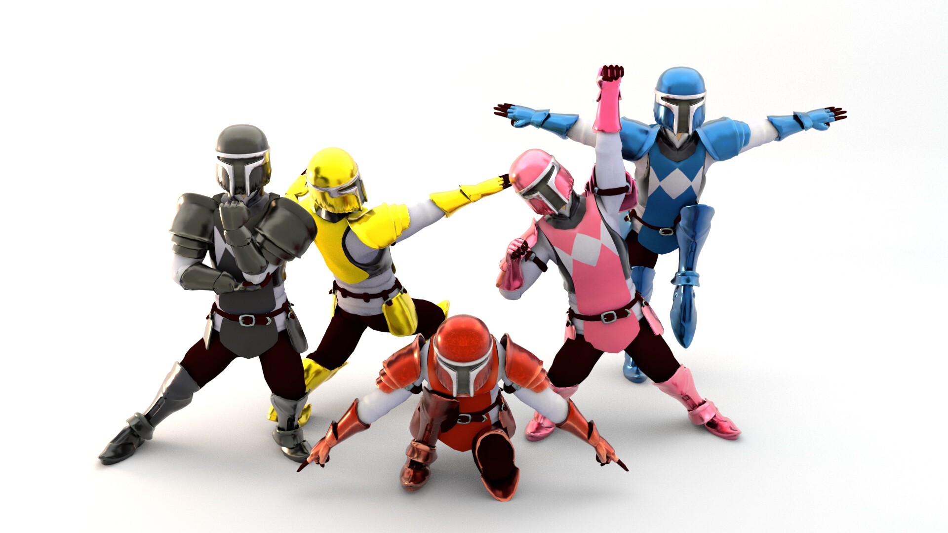 ArtStation - Rainbow Rangers