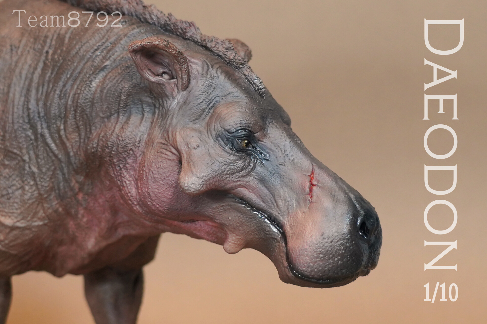 ArtStation - Daeodon 1:10 Scale restoration model