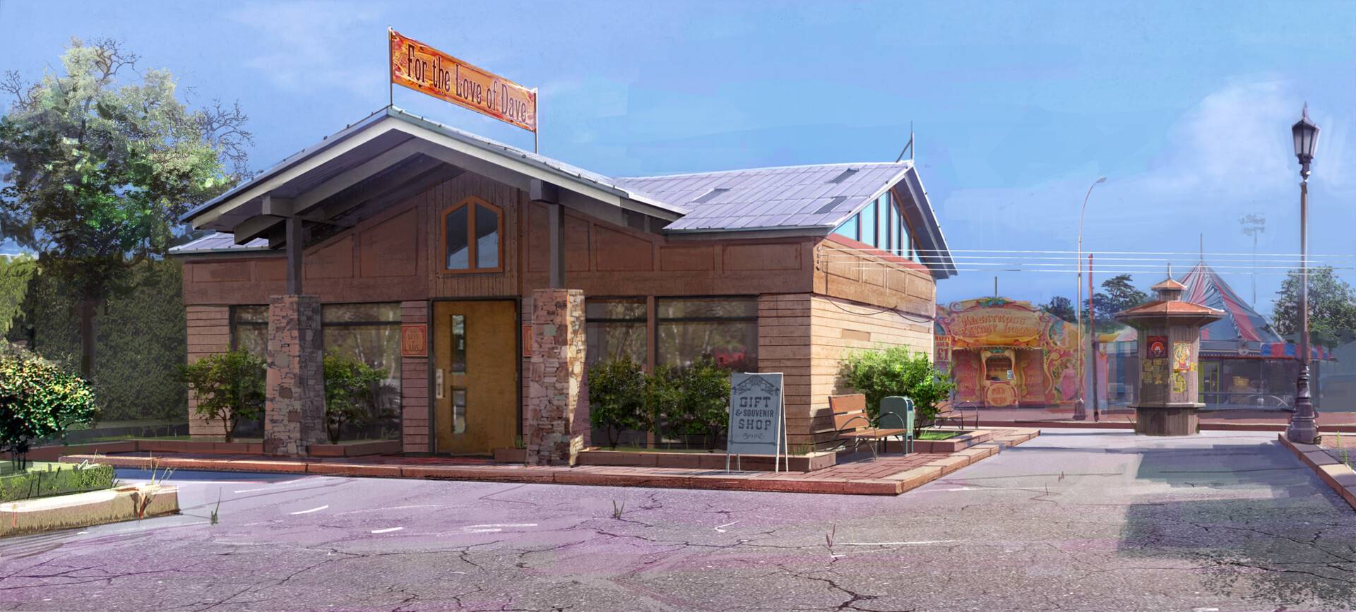 ArtStation - gift shop "For the Love of Dave"