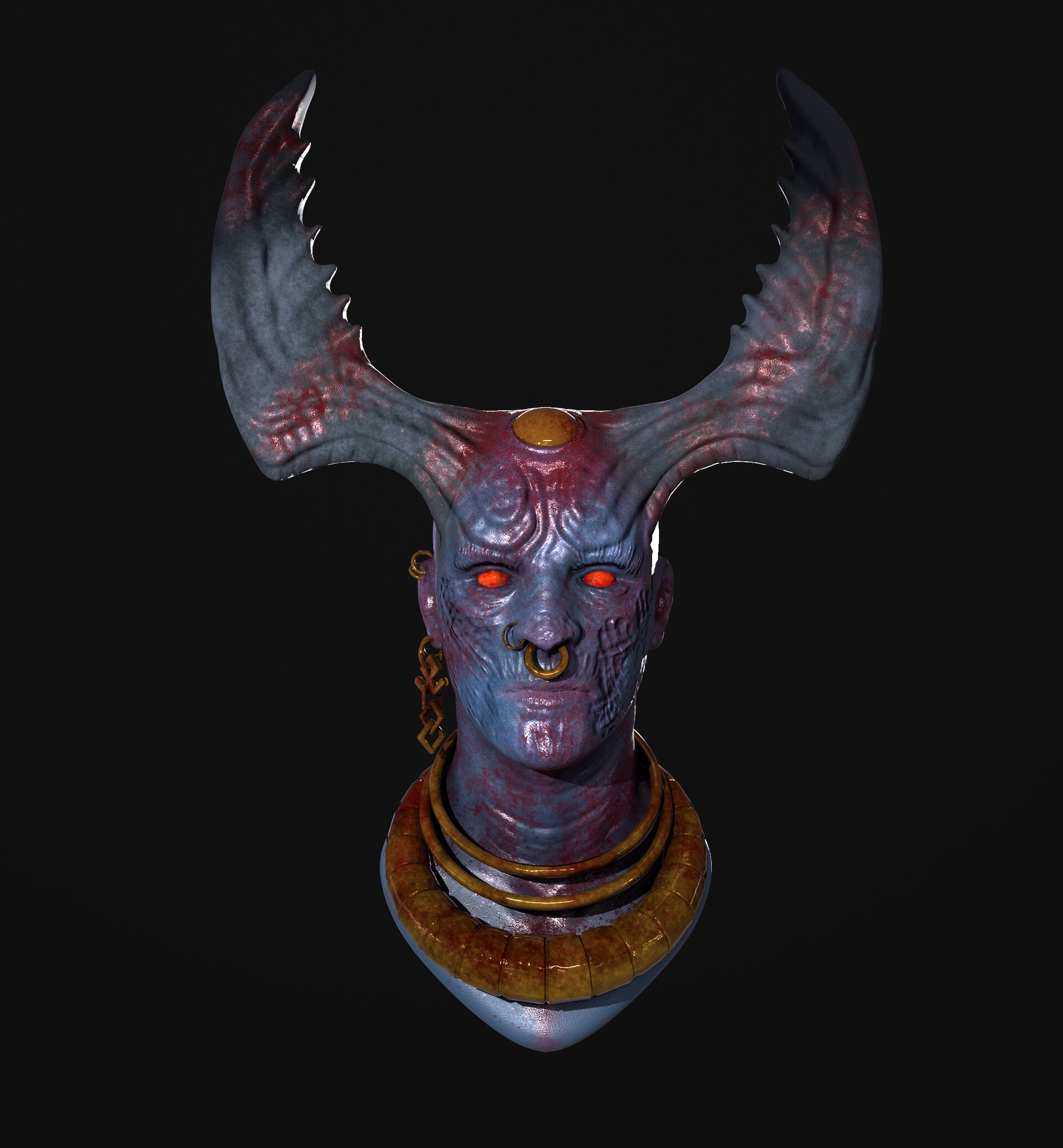 ArtStation - Demon Head