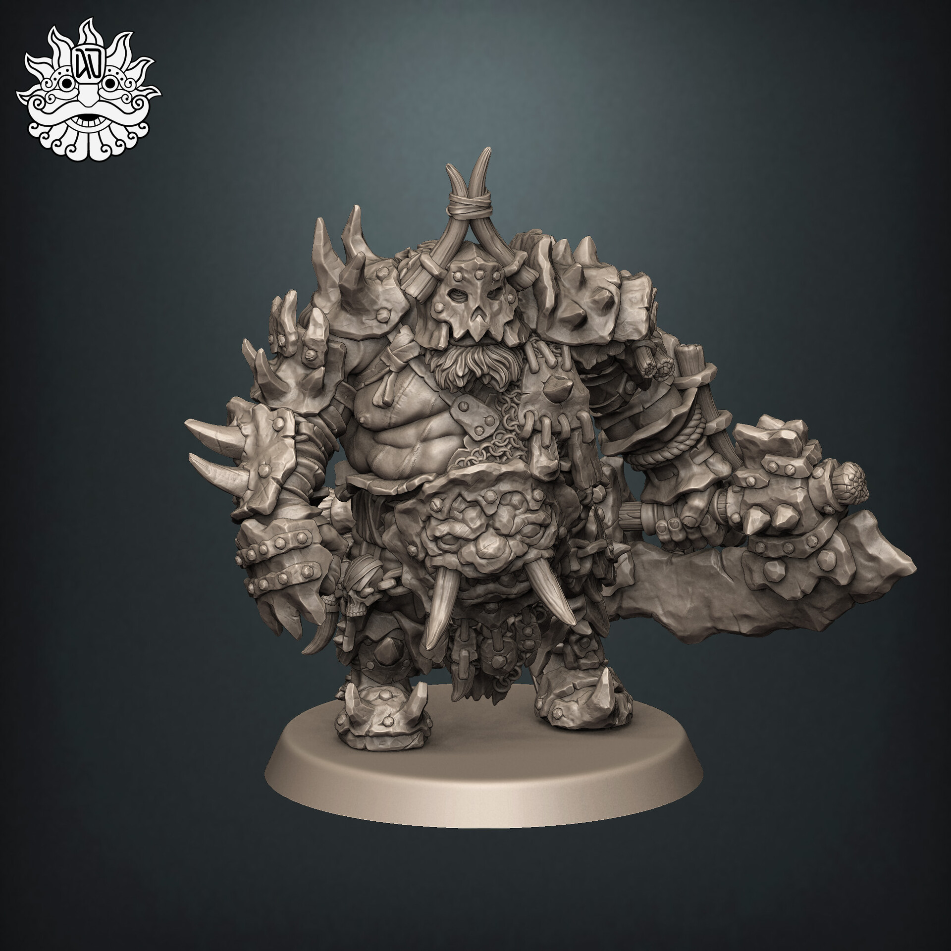 ArtStation - Feral Maw Tribe Ogre Ironcrusher 3