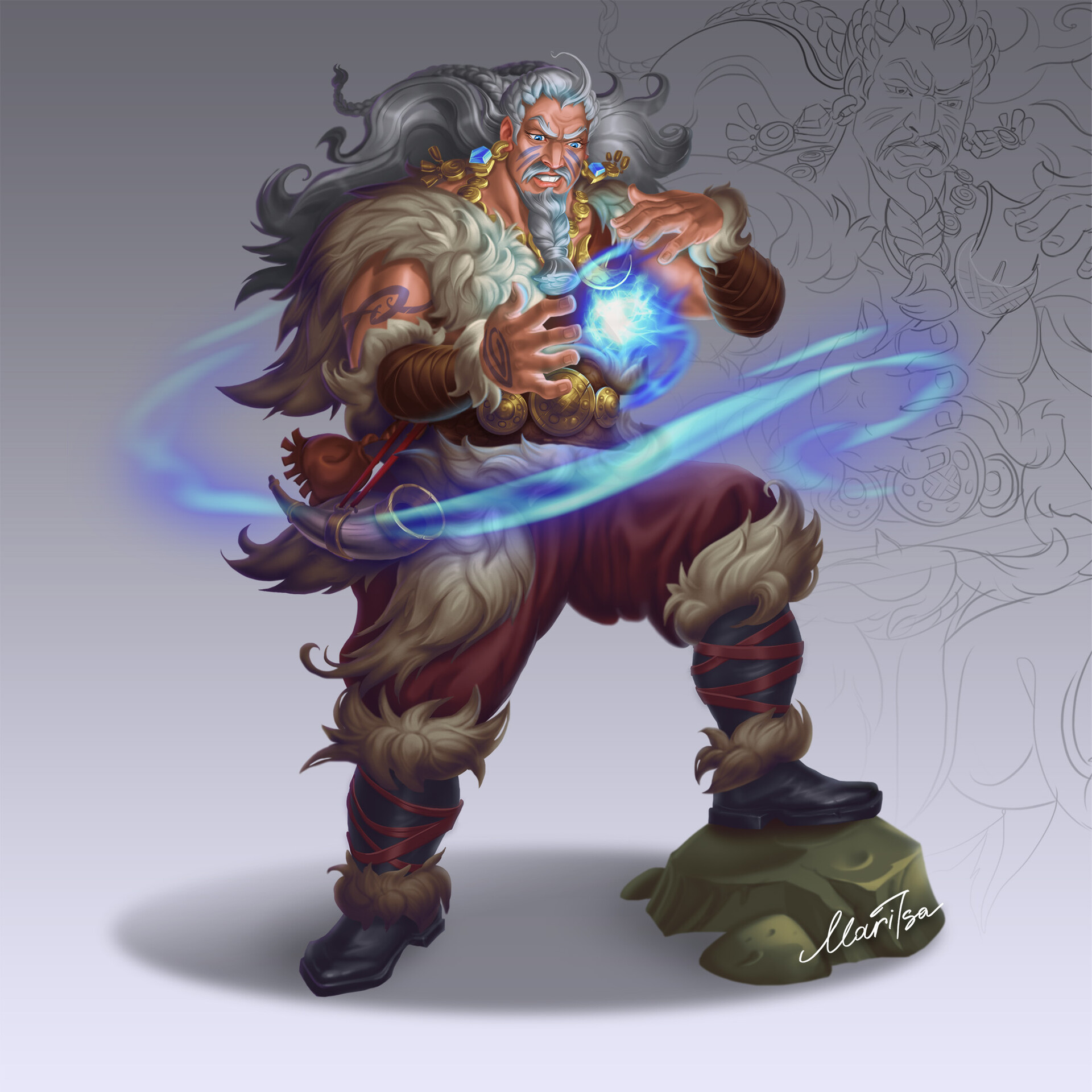 ArtStation - Northern shaman