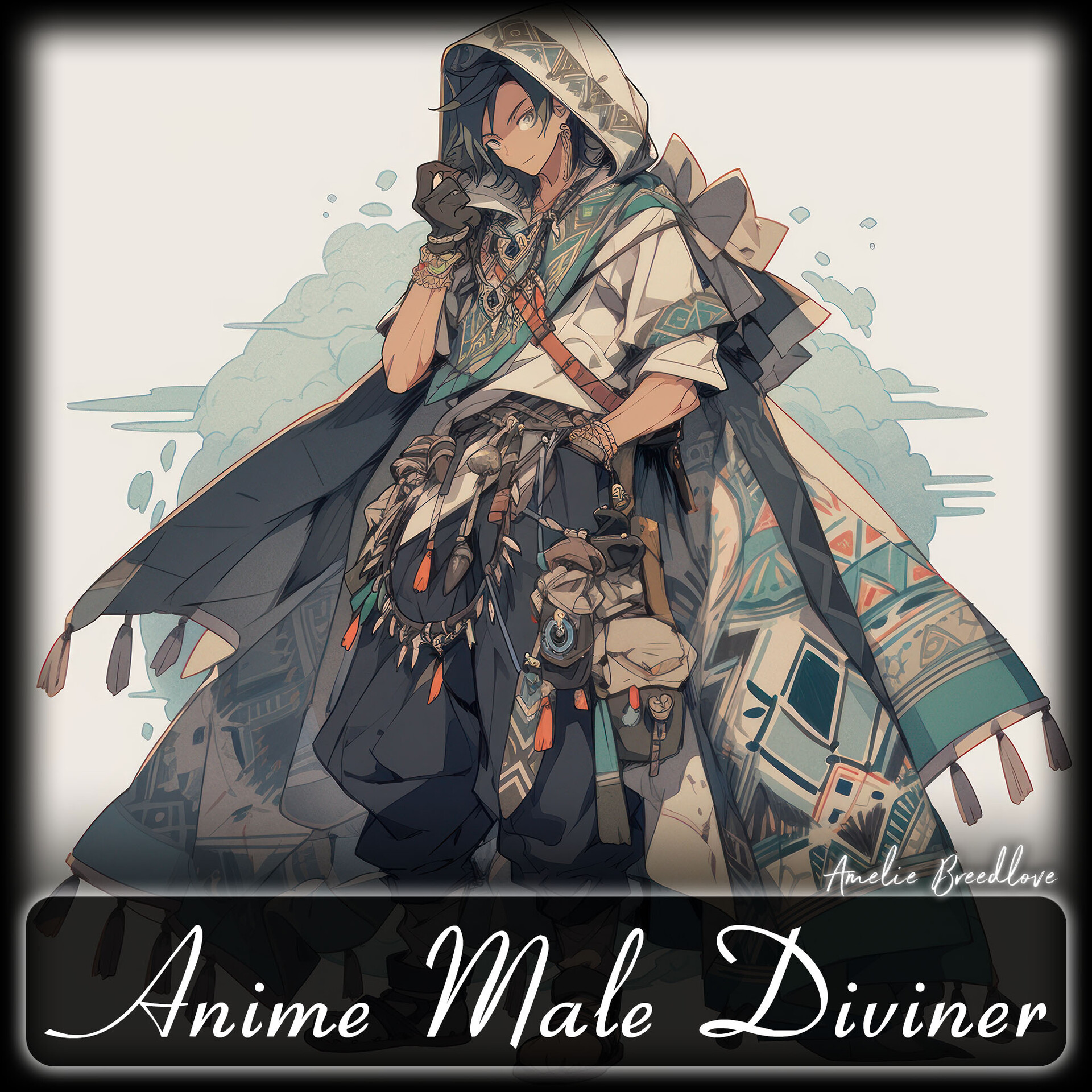 ArtStation - 200 Anime Male Diviner (Full Body) Reference Pack | 4K | v.110