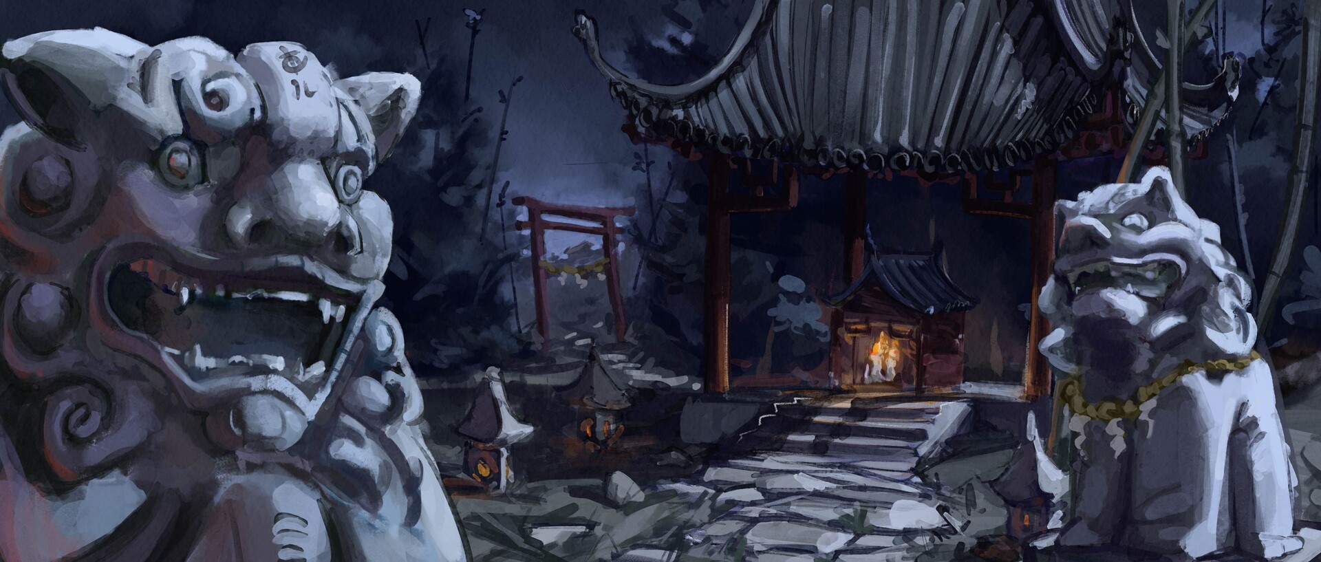 ArtStation - japanese temple