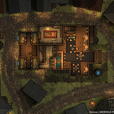 Morvold Press - Wildhill Inn | Dwarven Family Brewery [72 x 48]