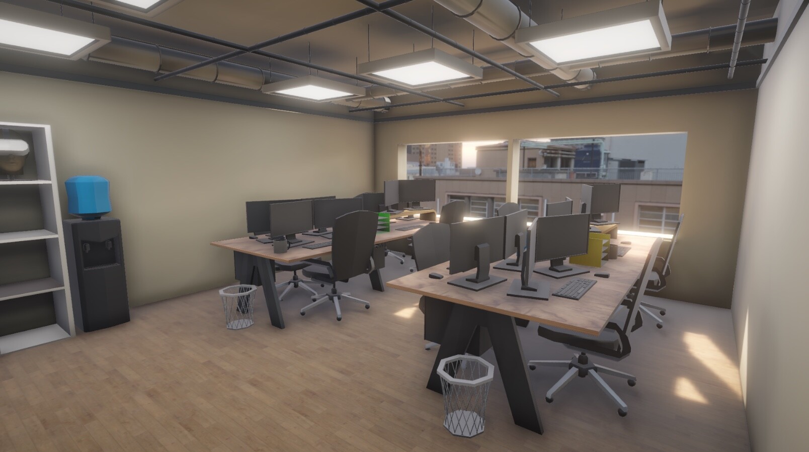 ArtStation - Low poly office (GameJame 2024)