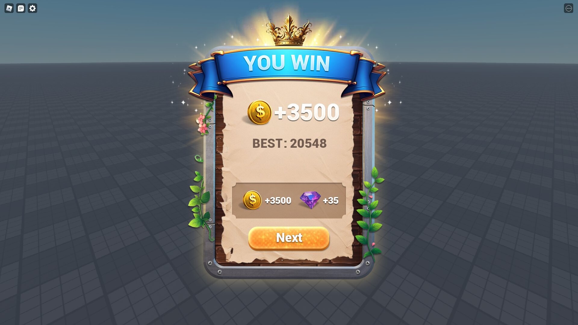 ArtStation - Roblox Win Screen UI