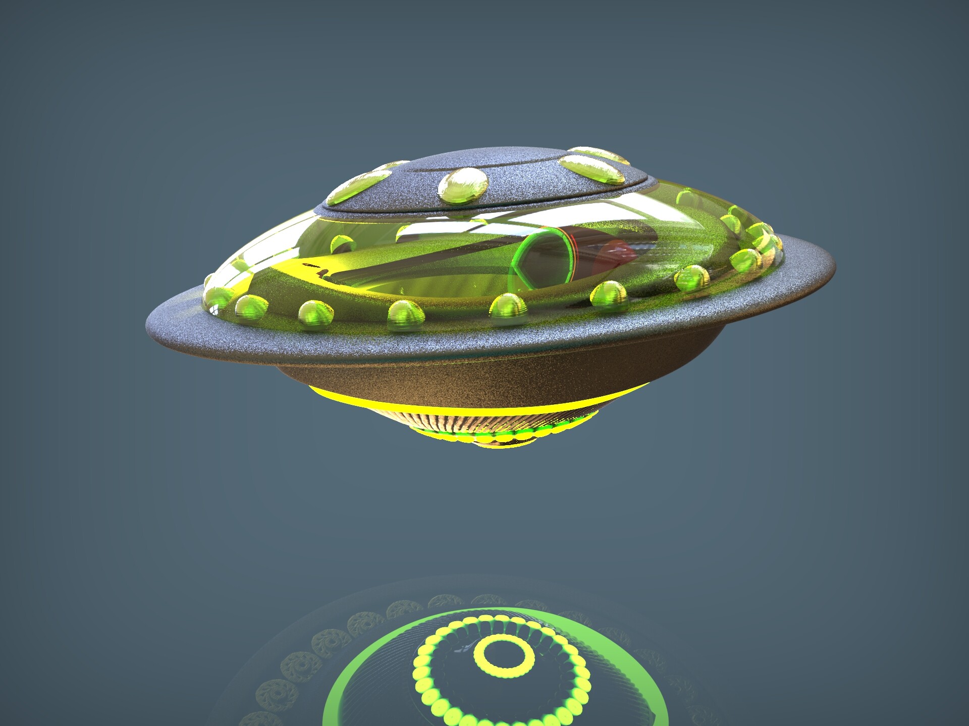 ArtStation - Amazing UFO - 3D Model By OMR10