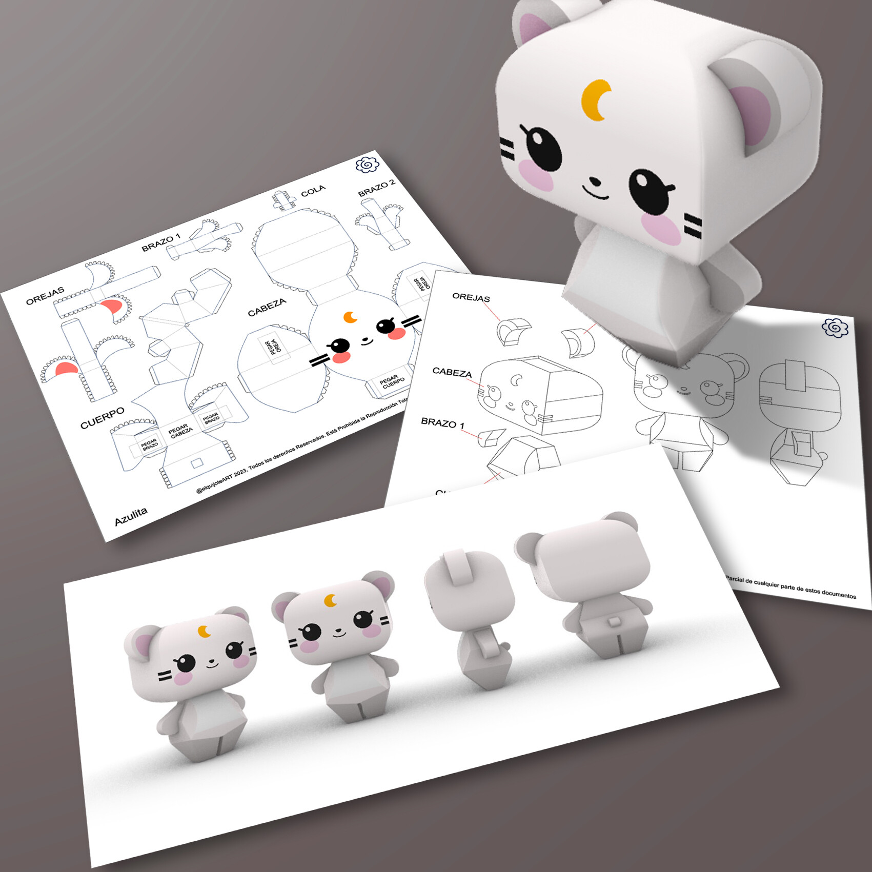 ArtStation - Azulita Paper Craft