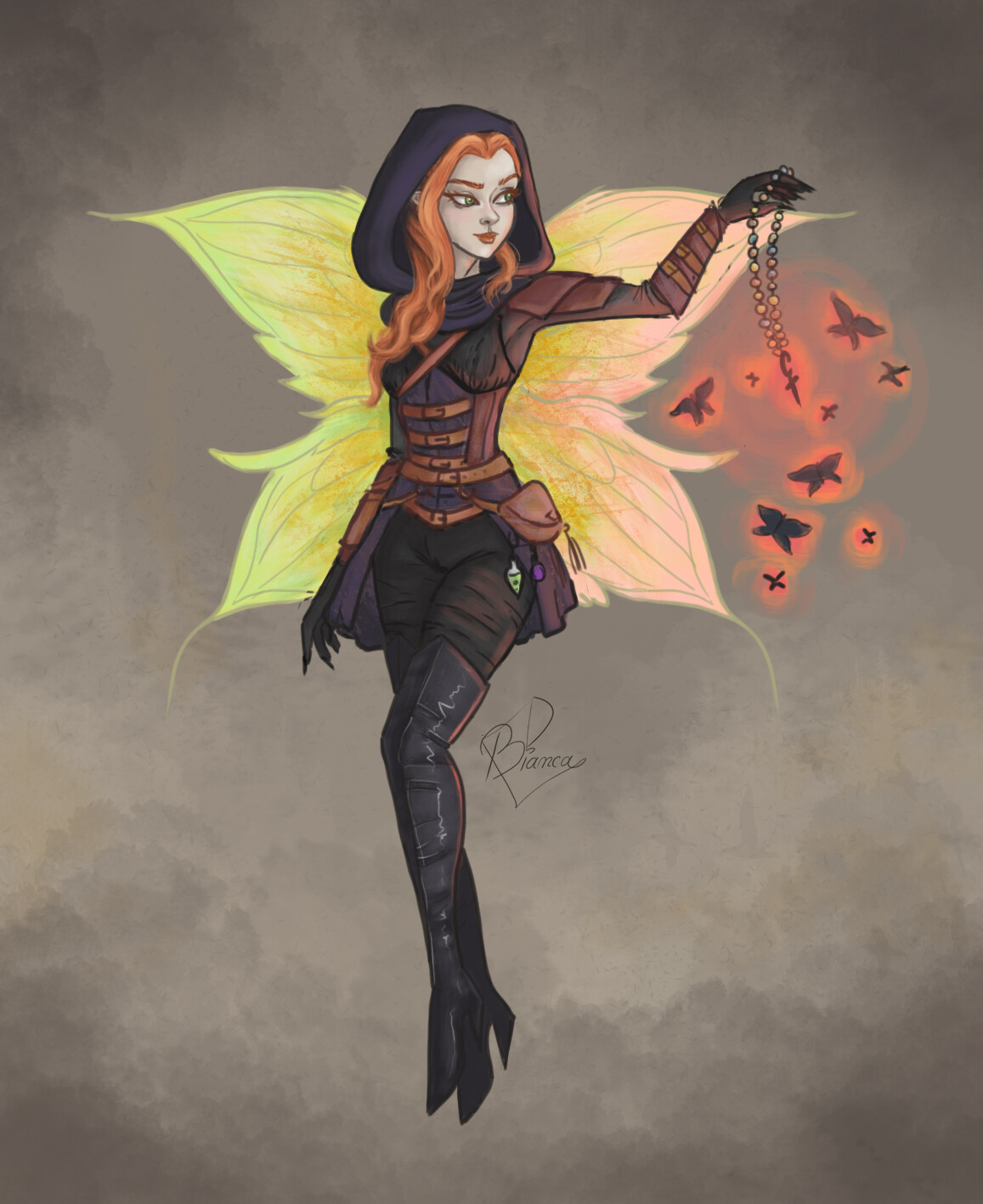 Bianca Dirmina - Aurora - Character Design