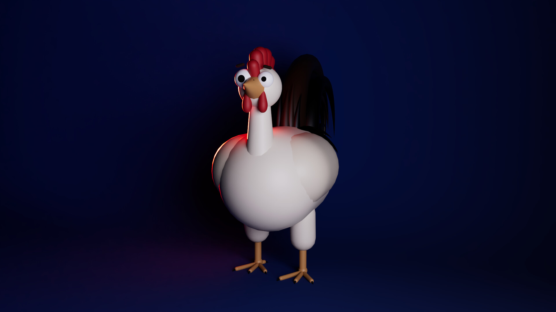 ArtStation - Primitive model: Chicken
