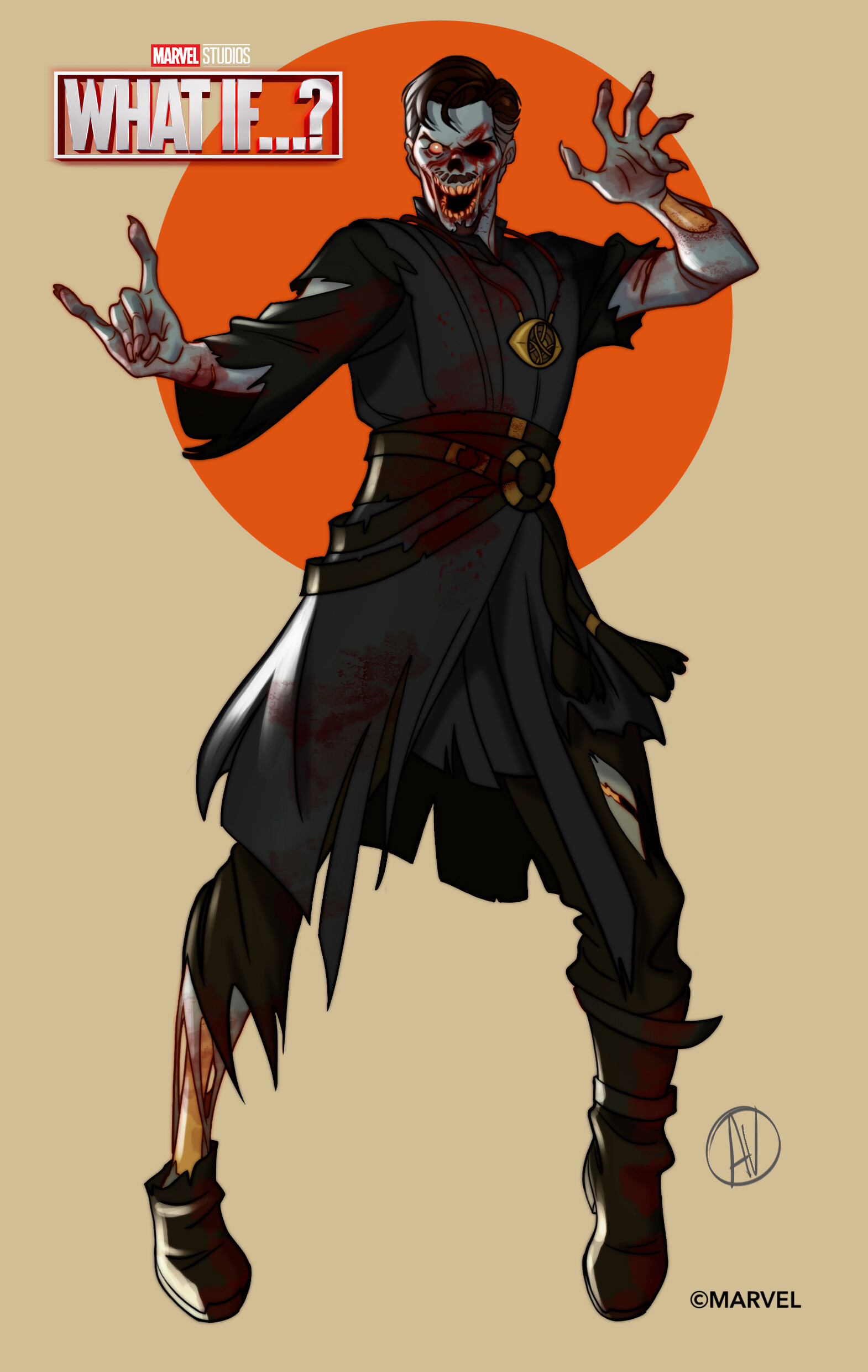 ArtStation - Zombie Dr.Strange - WHAT IF...?