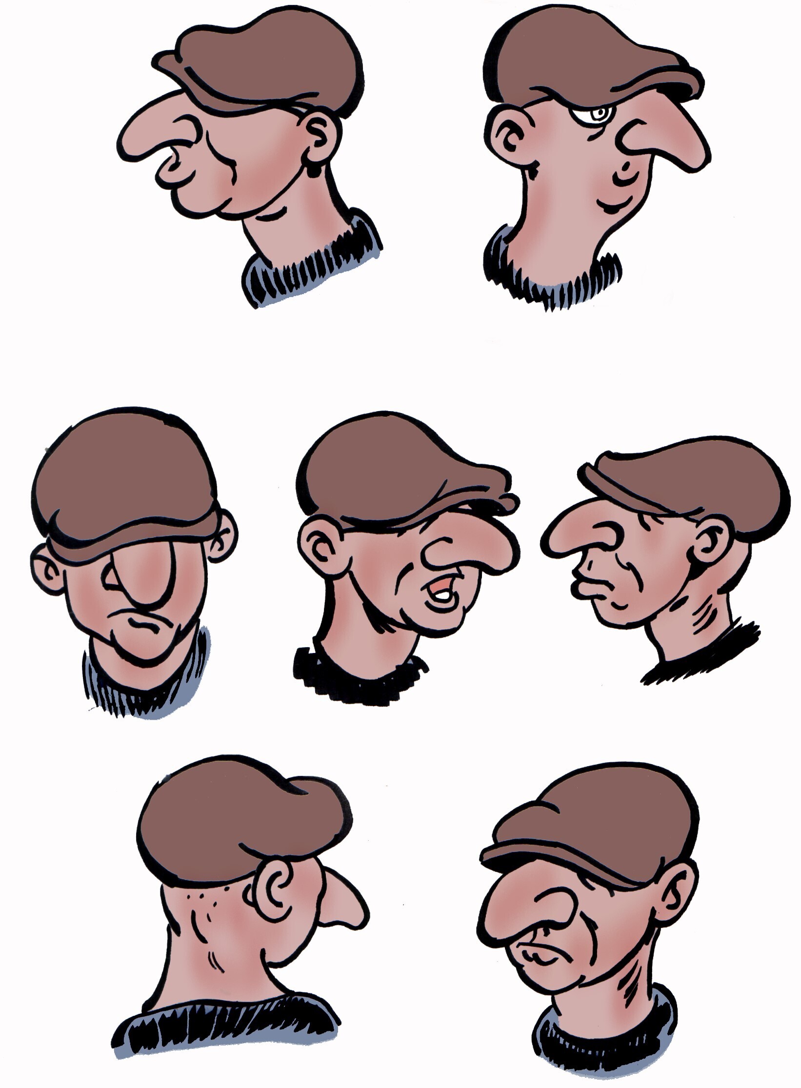 ArtStation - CARTON FIGURE HEADS