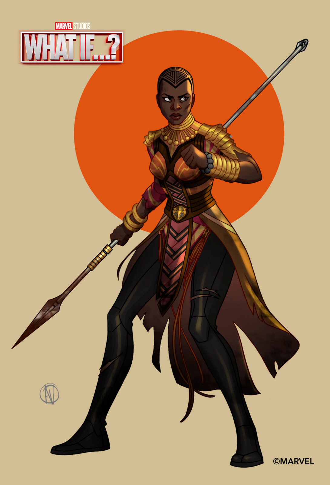 Amelia Vidal - Okoye battle worn - WHAT IF...?