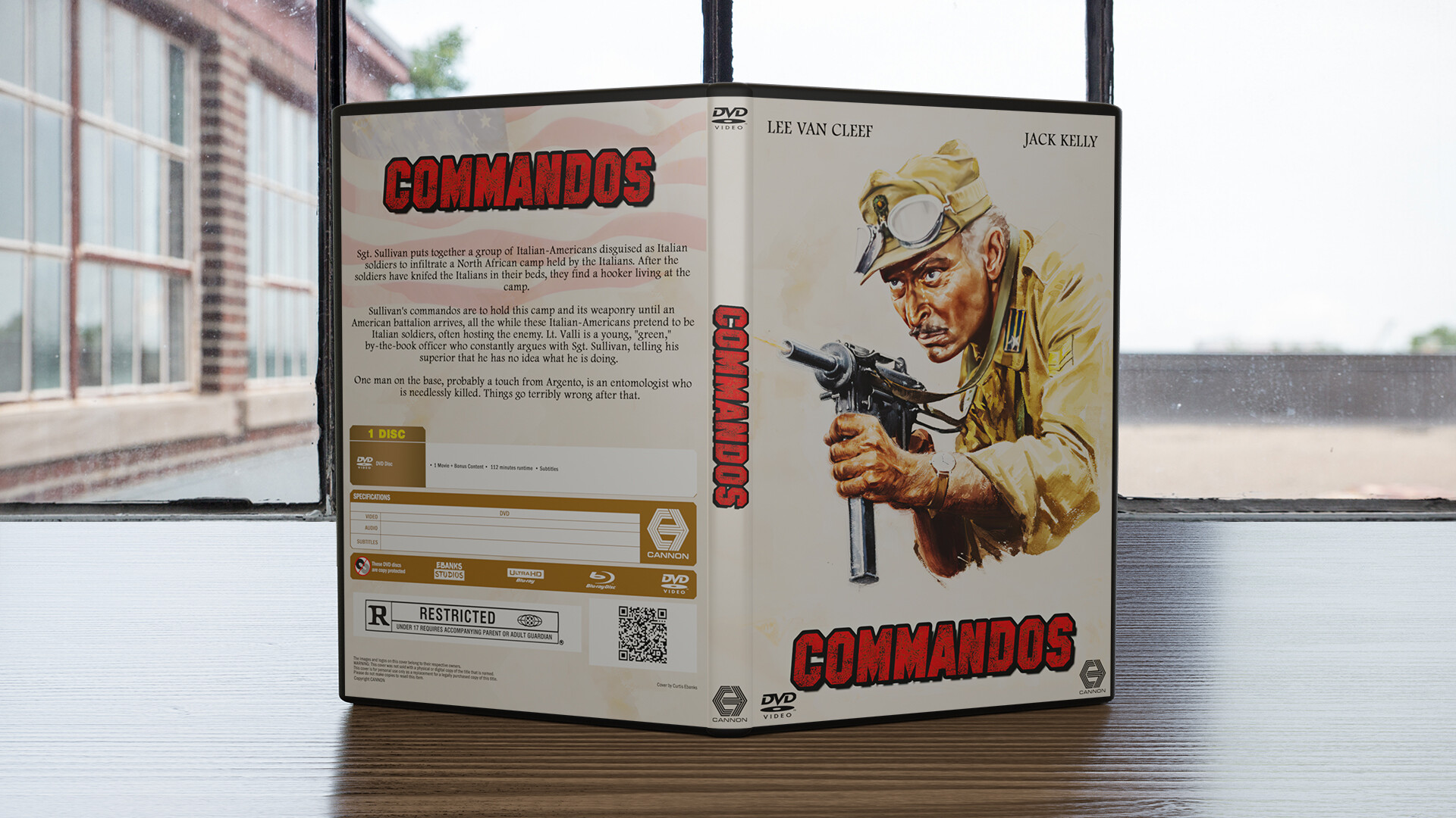 ArtStation - Commandos (1968) Custom DVD Cover