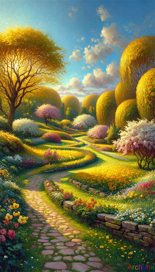 ArtStation - Spring's Palette Symphony