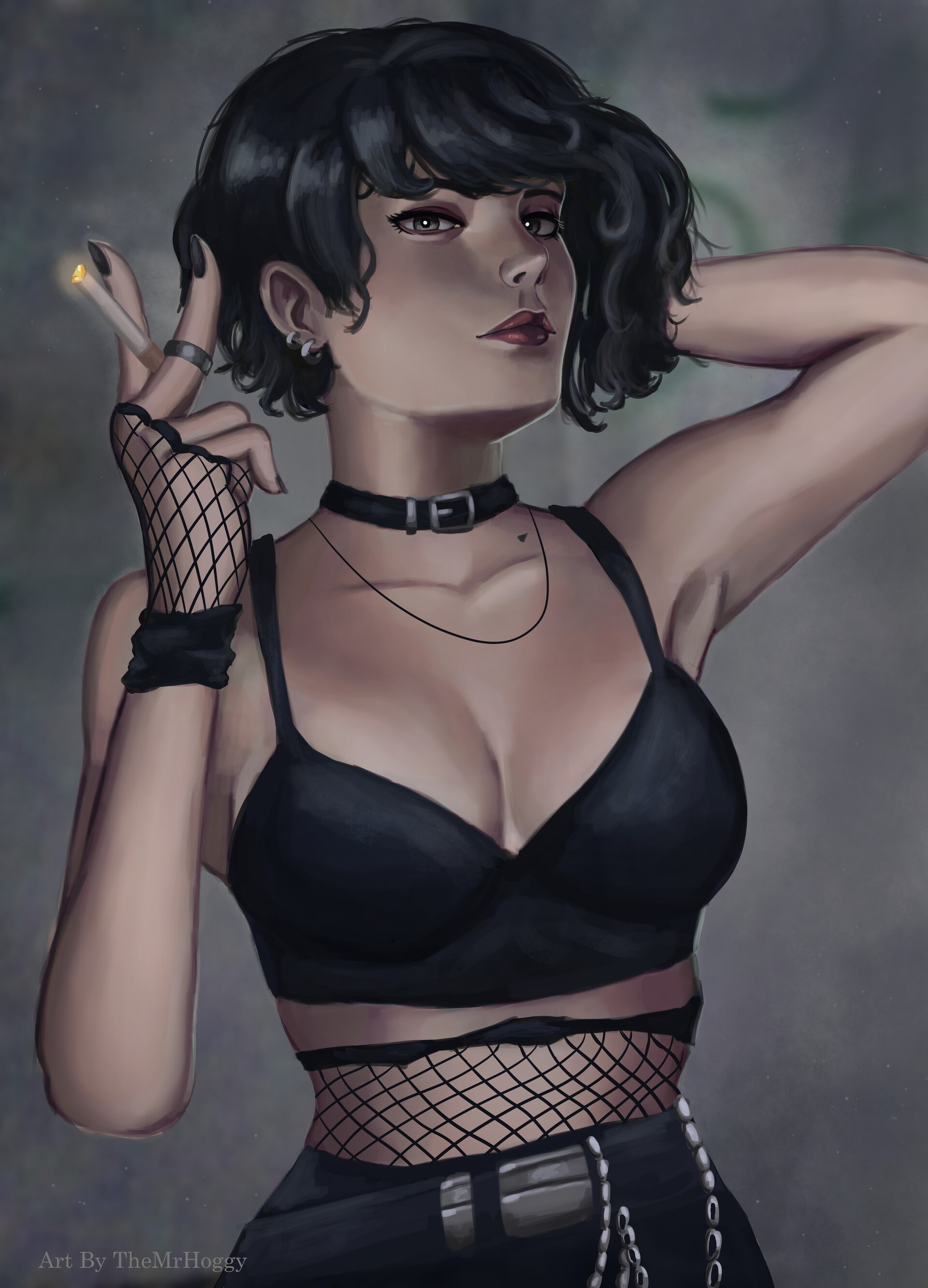 ArtStation - Goth girl