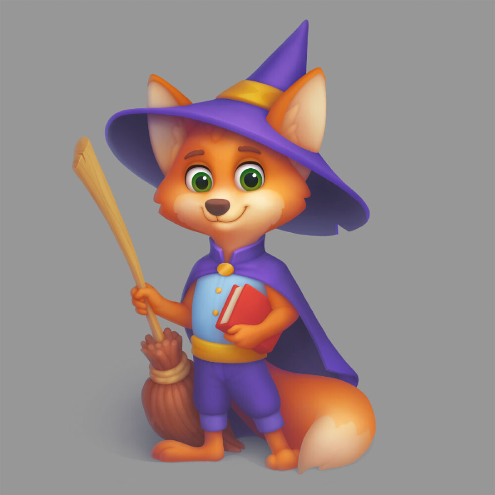ArtStation - Fox wizard