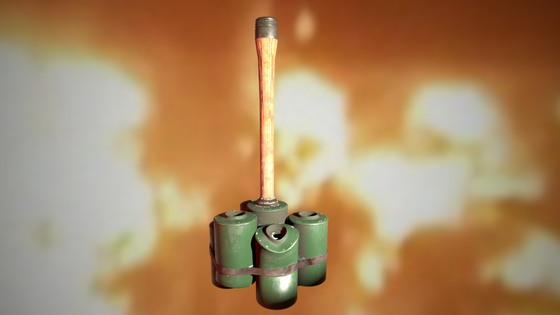 Miguel López-Oleaga - Stielhandgranate 3D Model