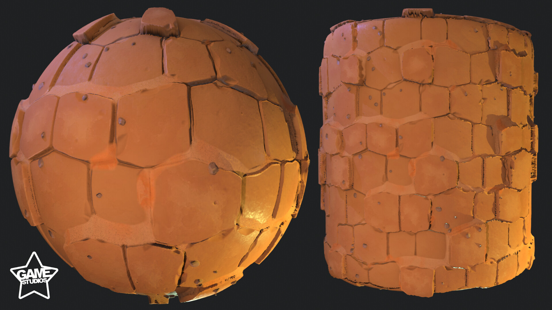 ArtStation - Stylized Desert Tiles Material 04 - Substance 3D Designer