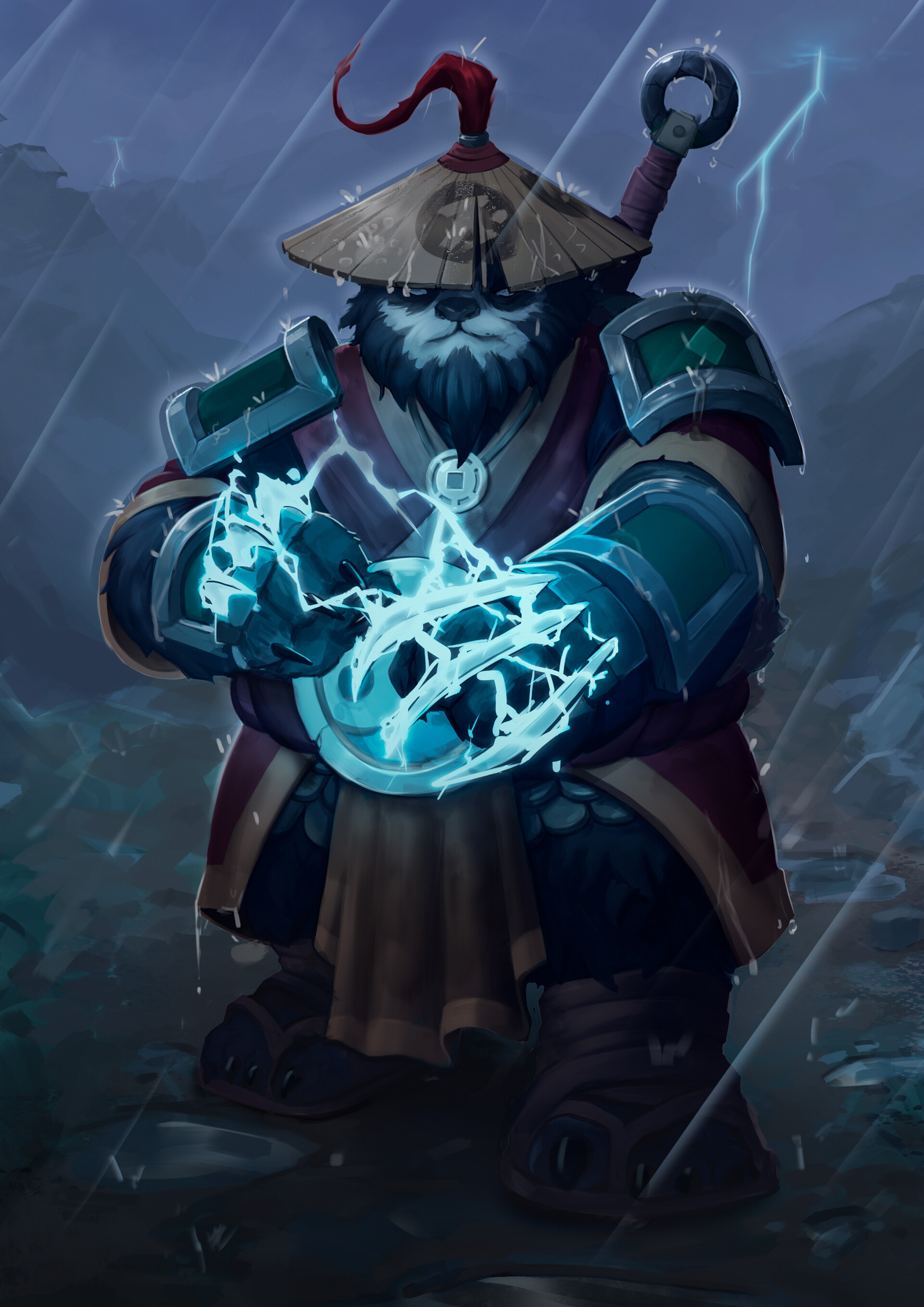 ArtStation - Shaman Pandaren