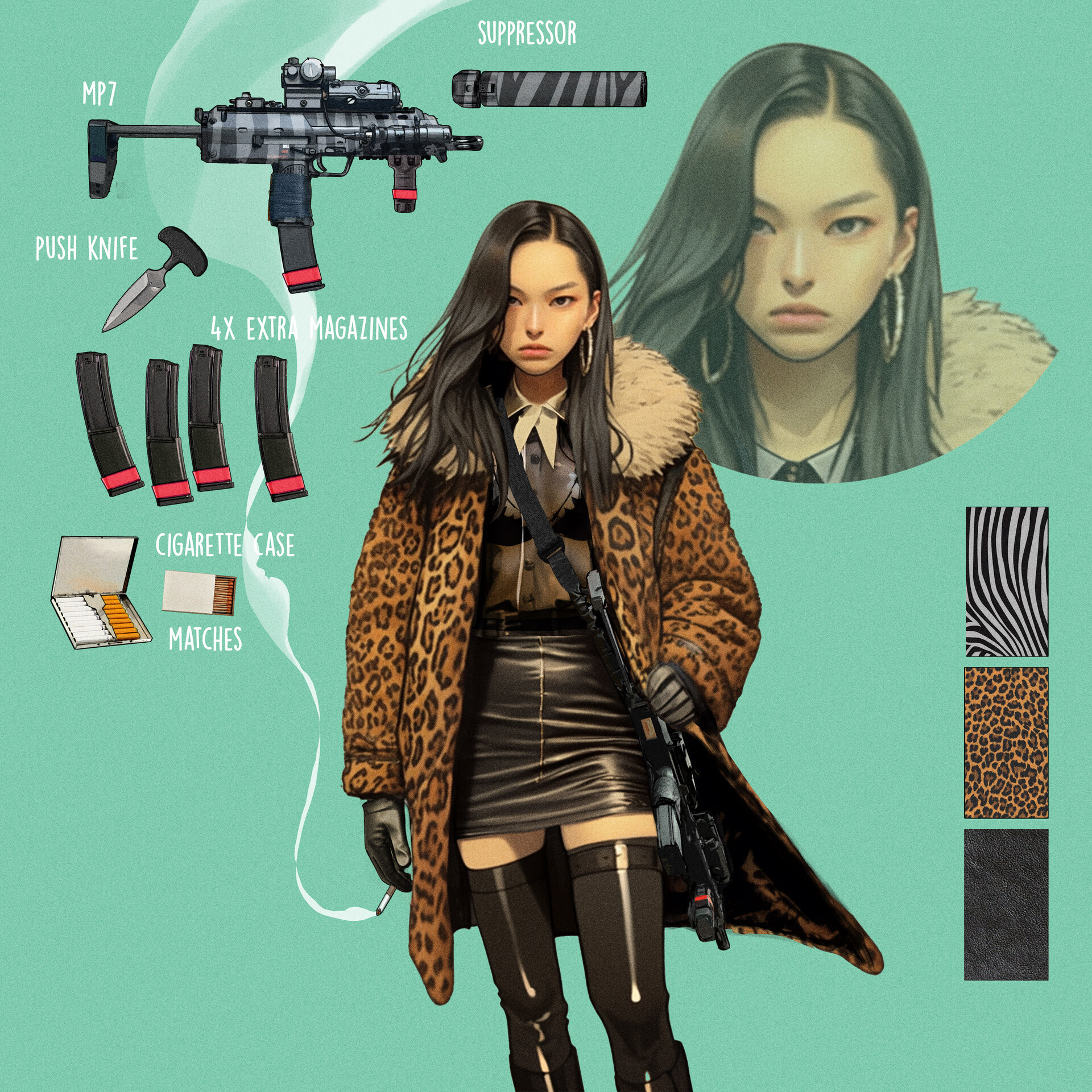 ArtStation - Character sheet