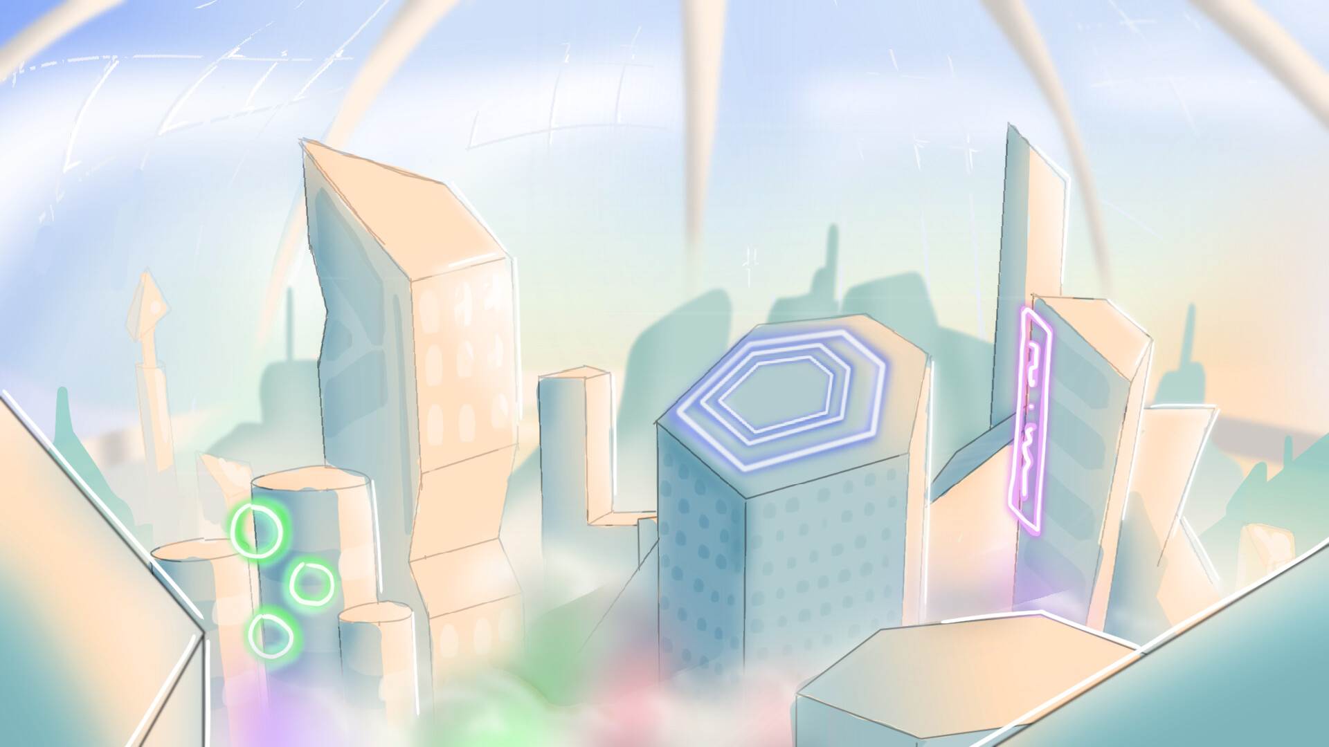 ArtStation - Paradise City - HyperPOP