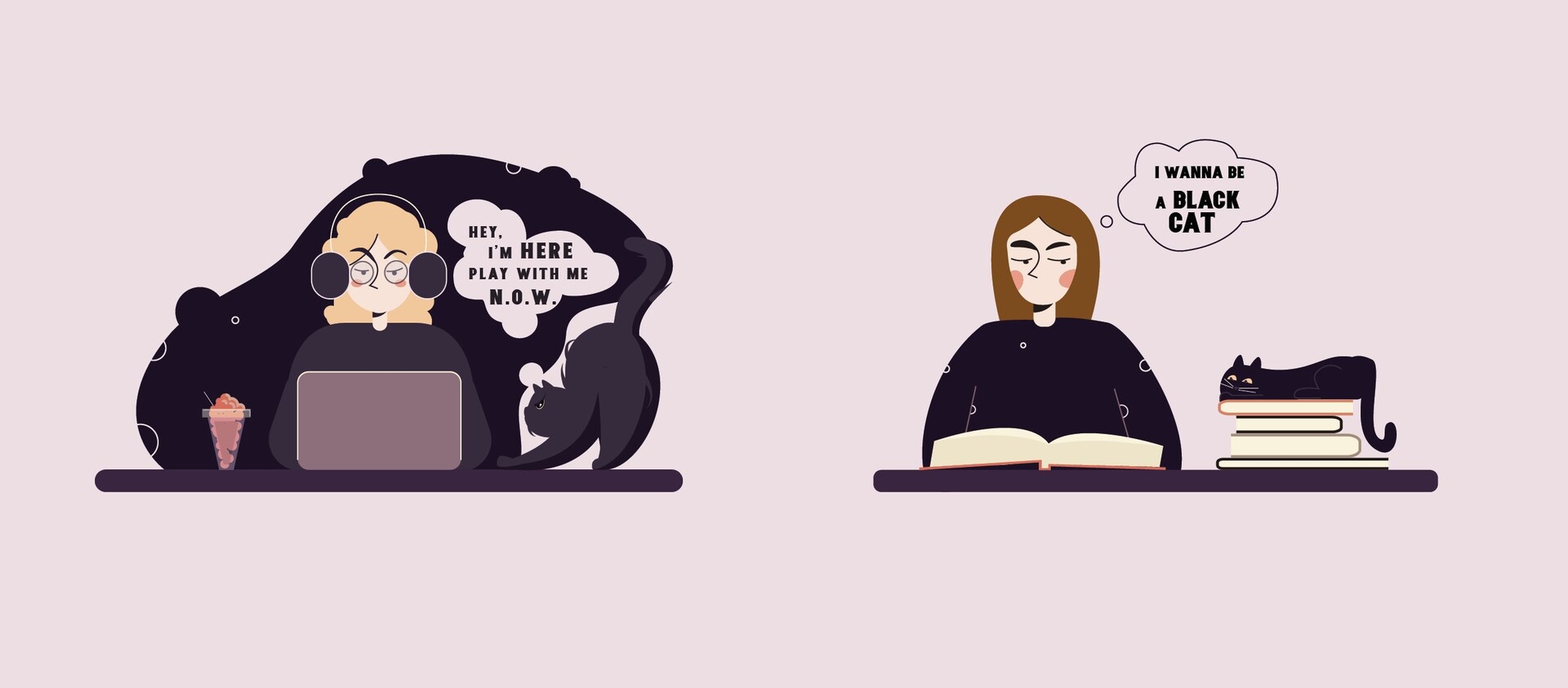 ArtStation - Sticker with cats. Version 1