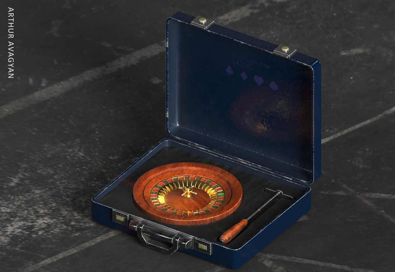 ArtStation - 3D Roulette with case/Modeling and Texturing