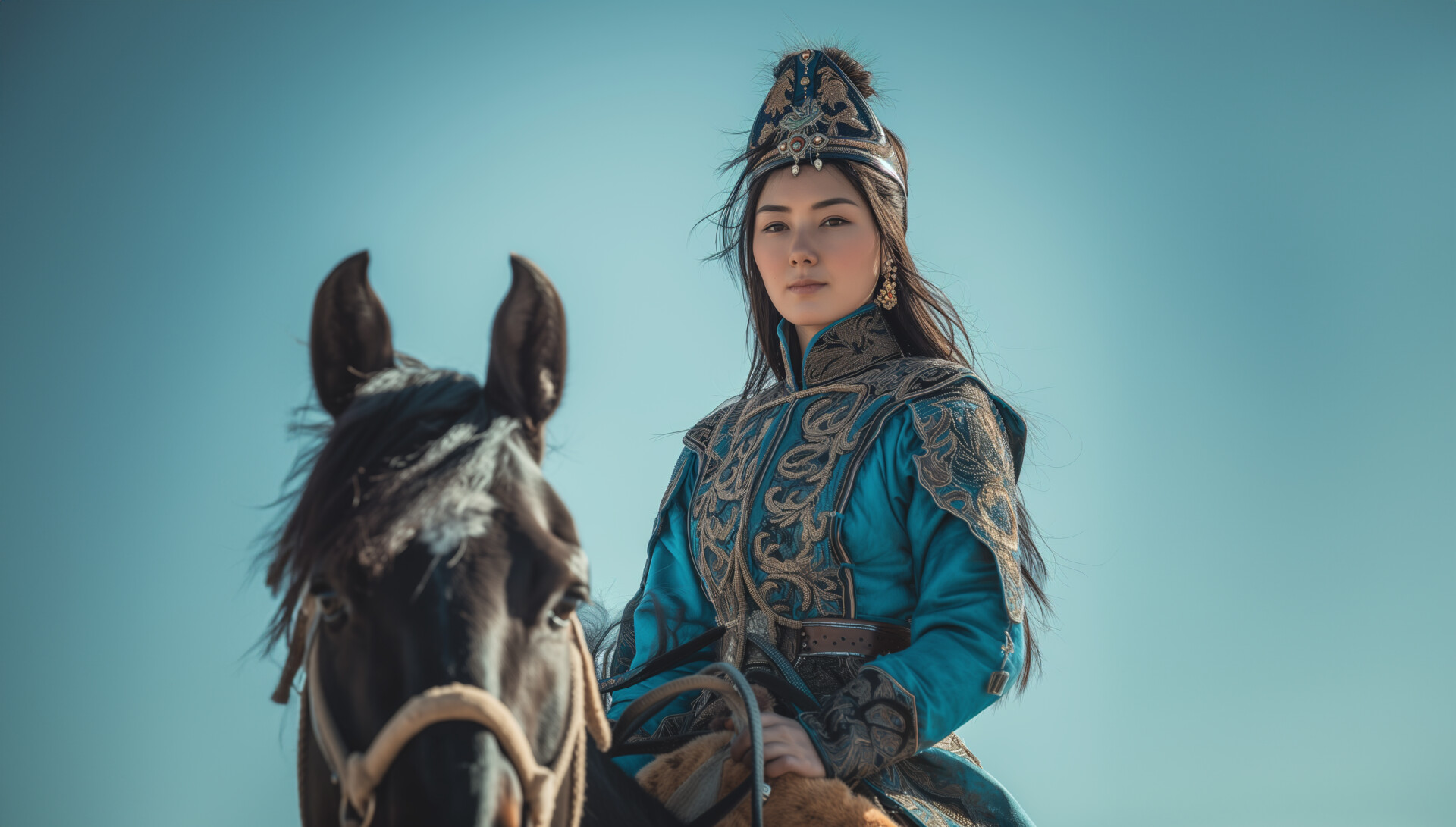 ArtStation - Turkic Princess of the 6th century on horseback