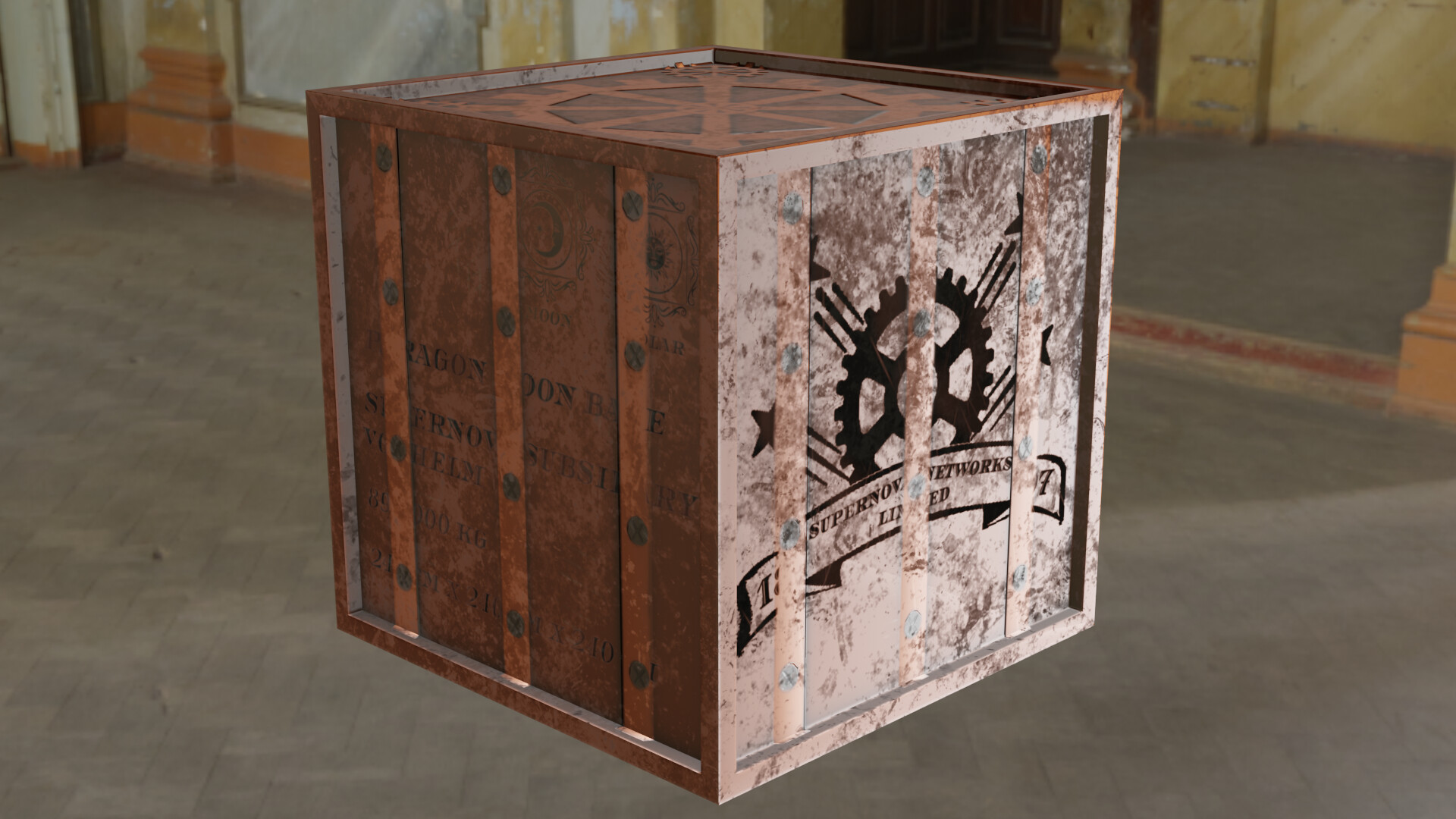 ArtStation - Sci-Fi Steampunk Crate