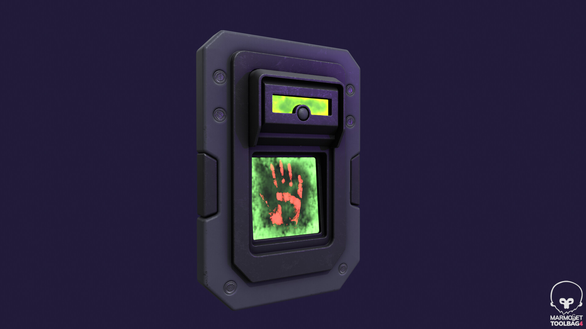 ArtStation - Sci-Fi Game Retinal Scanner