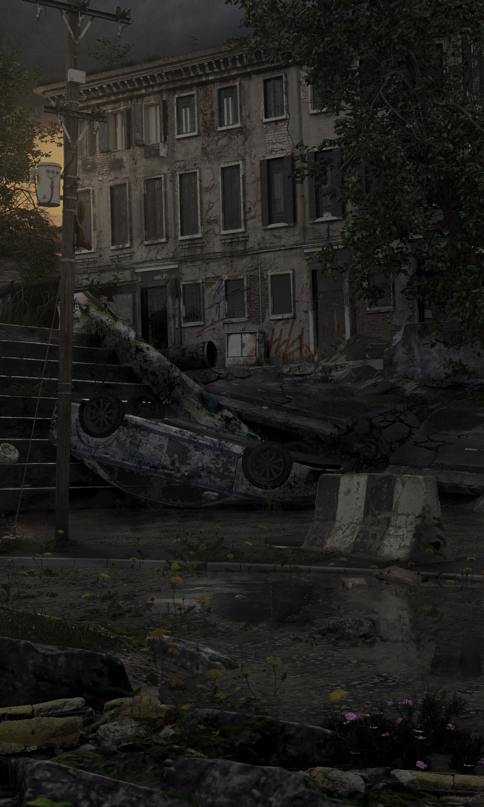 ArtStation - Car Crashed