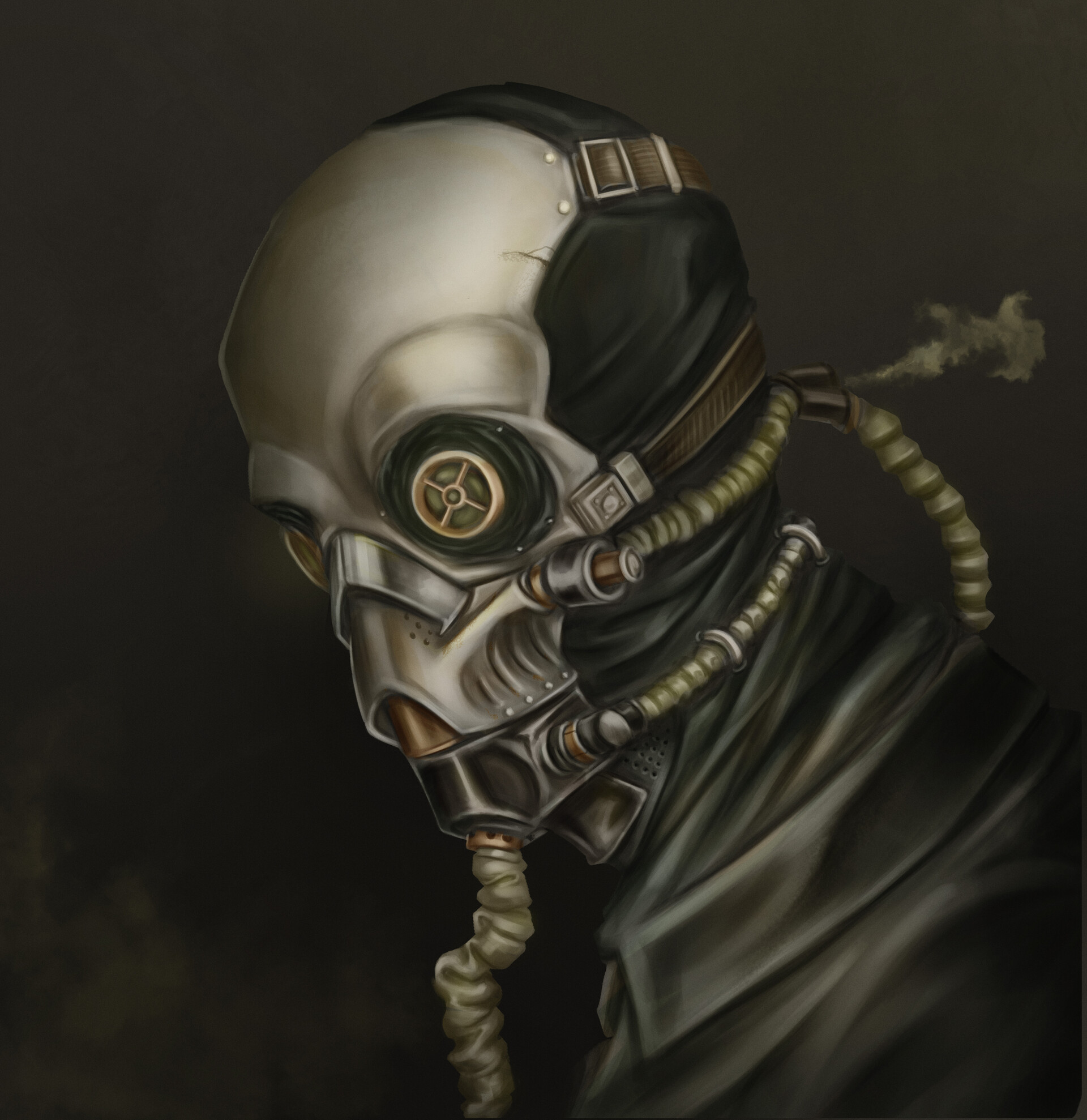 ArtStation - Skull Gas Mask